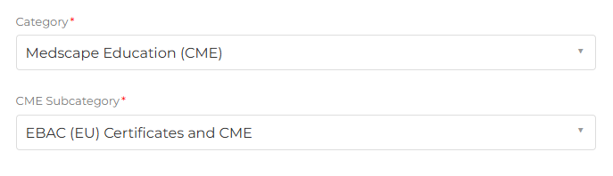 How do I request EBAC credits? – Medscape Help Center Home